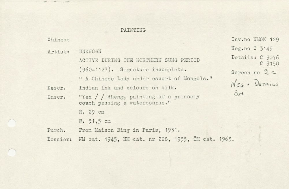 Carlotta - Arkivdokument