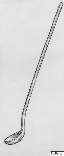 Kringla - hantverk, redskap, samer, teckning, föremålsbild, Teckning ...